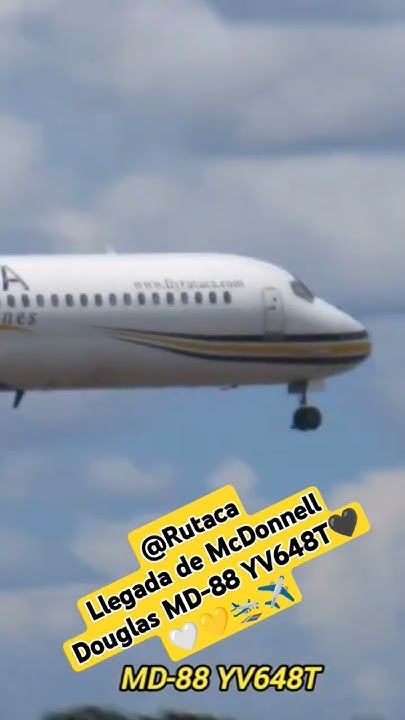 Rutaca Airlines MD88 YV648T. - YouTube
