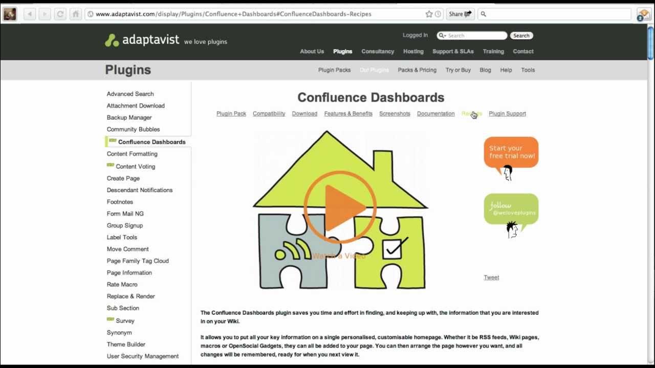 How to replace your Confluence Dashboard with the Confluence Dashboards plugin by Adaptavist ...
