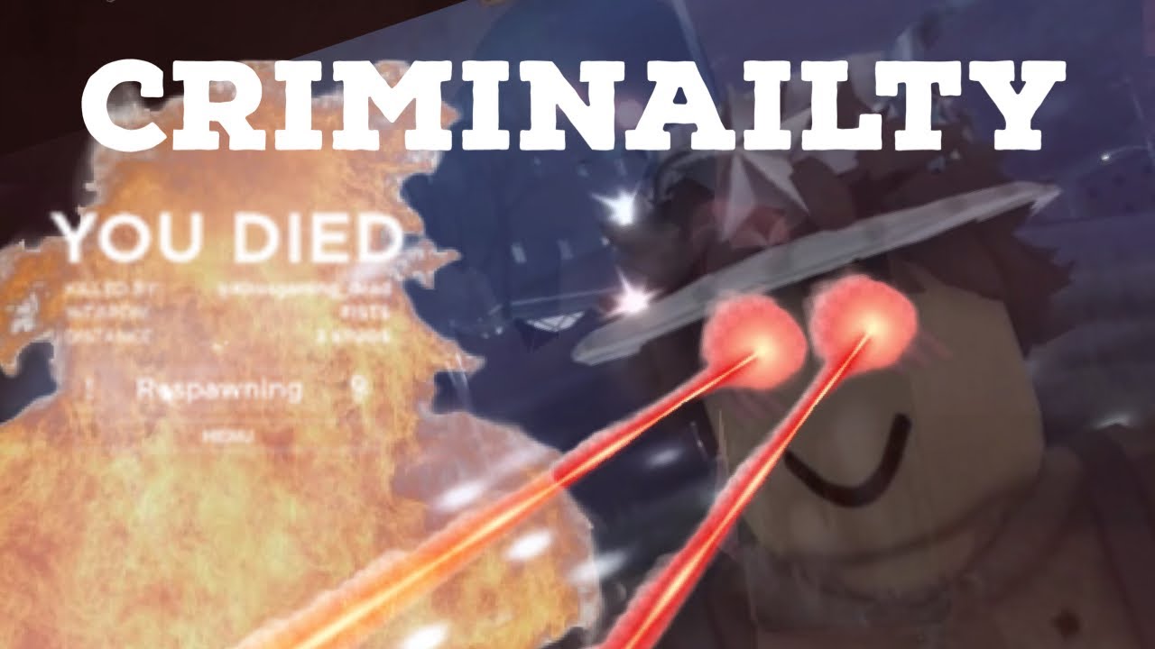 the roblox criminality experience - YouTube