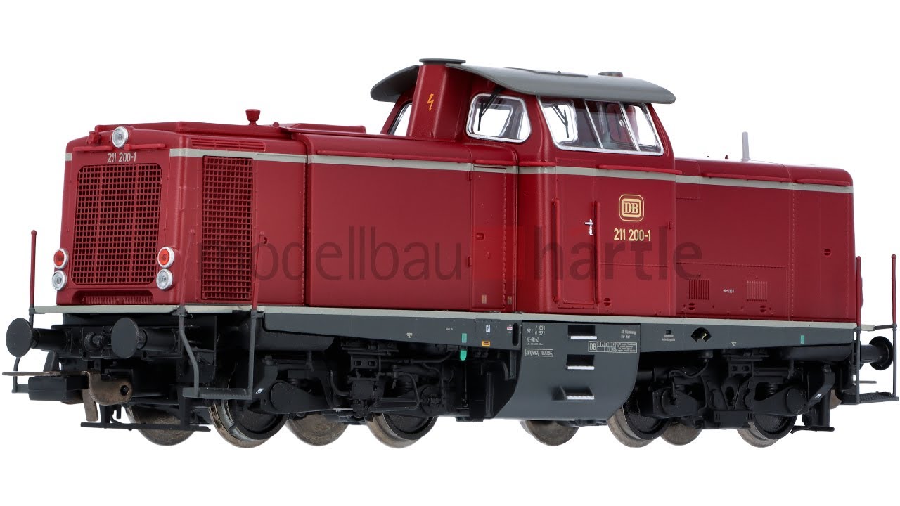 PIKO 52320 / 52321 / 52322 / 52323 Diesellok BR 211 DB | Spur H0 - YouTube