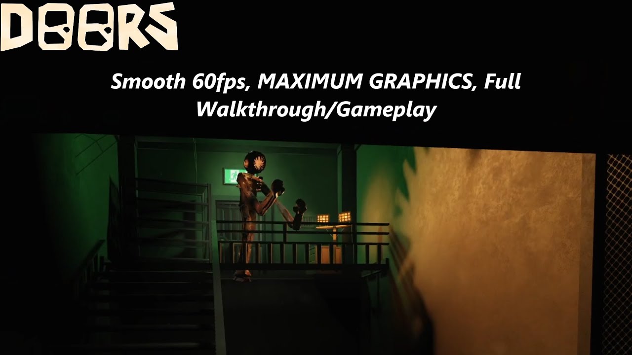 Roblox Doors, Full Walkthrough / Gameplay (1080p, 60fps) MAXIMUM ...