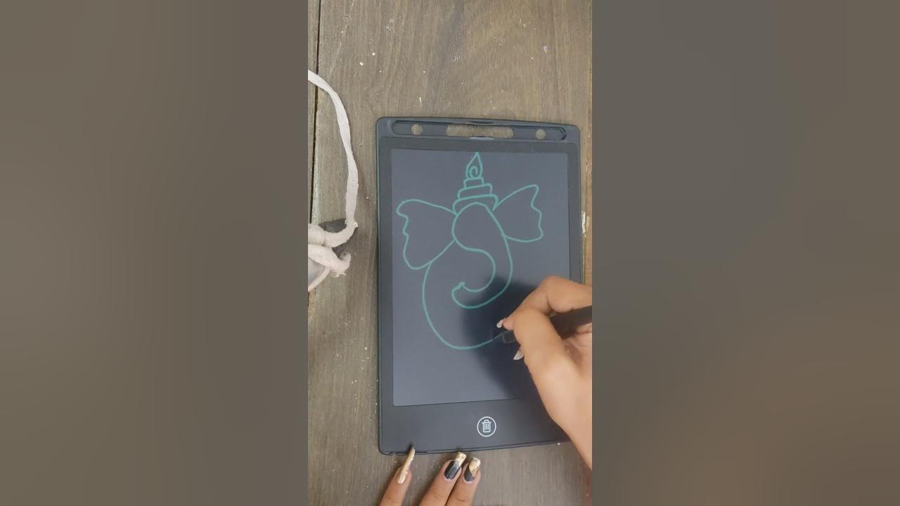 learn how to make Ganesh ji in a simple and easy way ☺ - YouTube