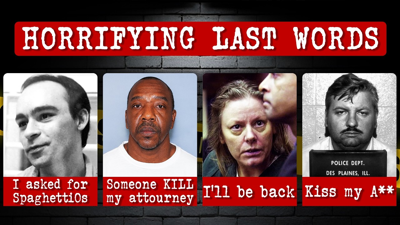 HORRIFYING Last Words from DEATH ROW PRISONERS (US) - YouTube