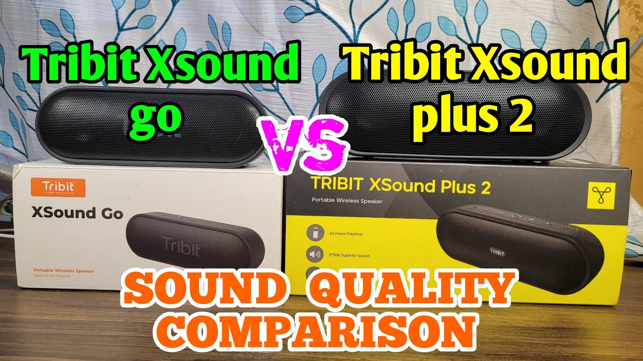 Tribit xsound go 🔥vs Tribit xsound plus 2 sound comparison. #tribit #bestspeaker #btspeaker ...