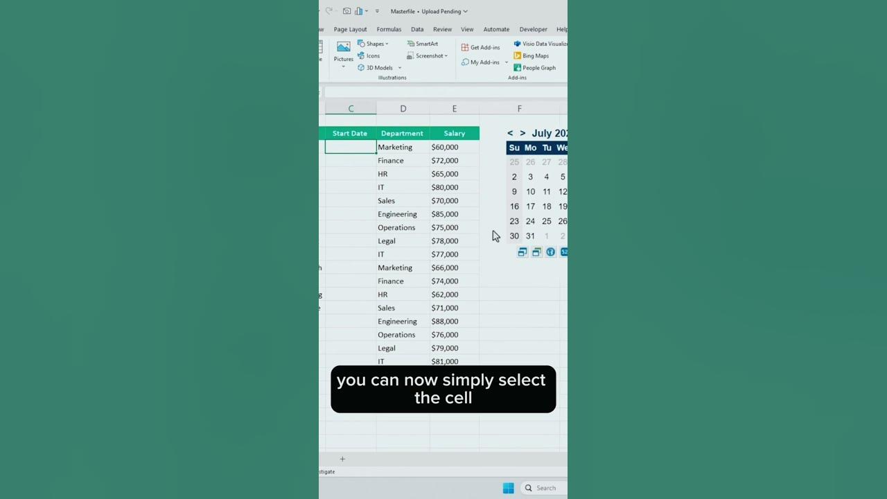 How To Insert Dates ๐
Quickly In Excel Rapid Ms Viral Youtubeshorts Exceltips Learning