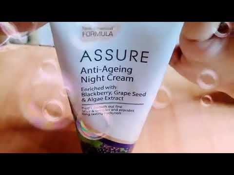 ASSURE ANTI- AGING NIGHT CREAM ||mp4 - YouTube