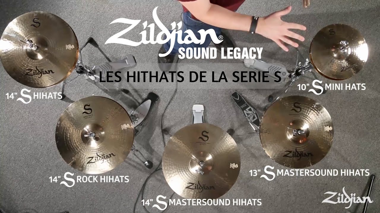 Les cymbales ZILDJIAN Série S : les HiHats (vidéo de la boite noire ...