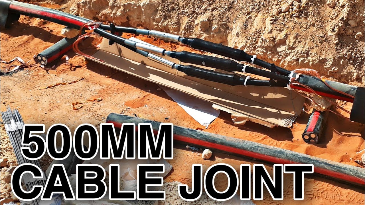 500MM CABLE JOINT medium voltage line Hindi (13KV LINE) - YouTube