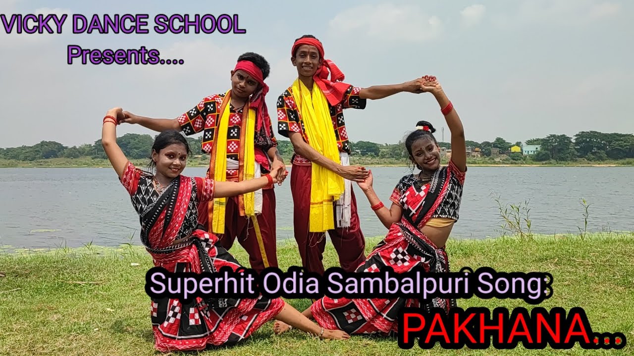Pakhana Upare Jharana Pani Sambalpuri Folk Video Dance Cover By VICKY DANCE SCHOOL. - YouTube