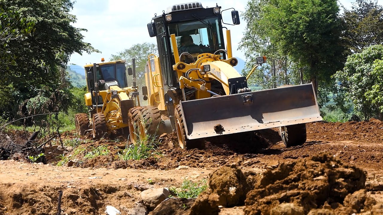 New Road Construction Project | How to Building Road Foundation ...