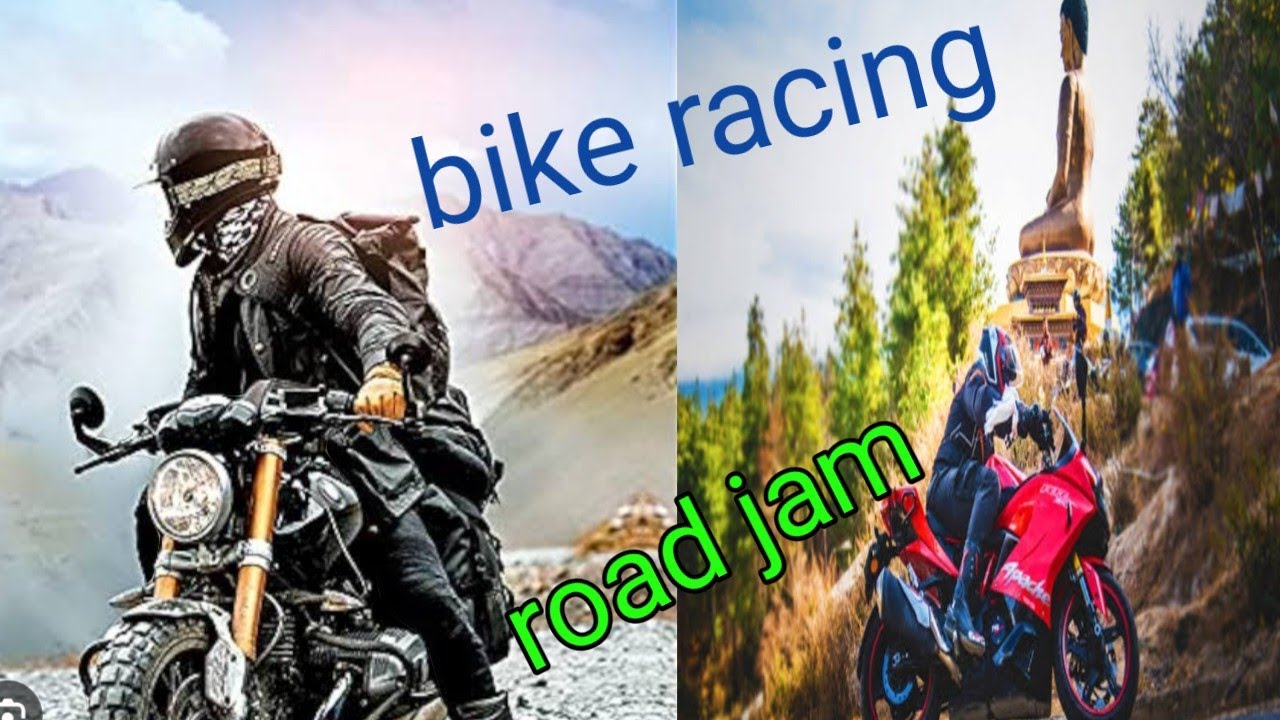 motor bike riding road side - YouTube