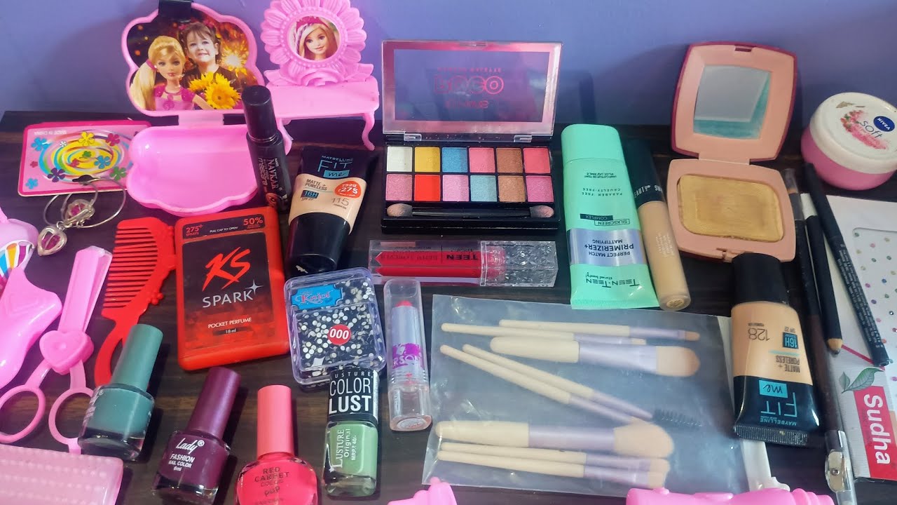 Unboxing Collection of Beautiful Makeup set, Lipstick 💄, nail polish 💅# ...