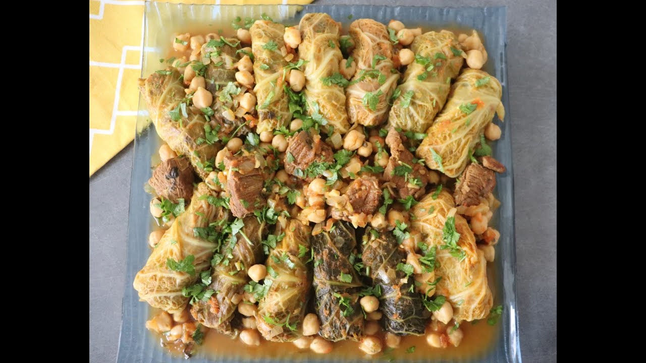 Stuffed Cabbage Recipe (Algerian Dolma) - YouTube