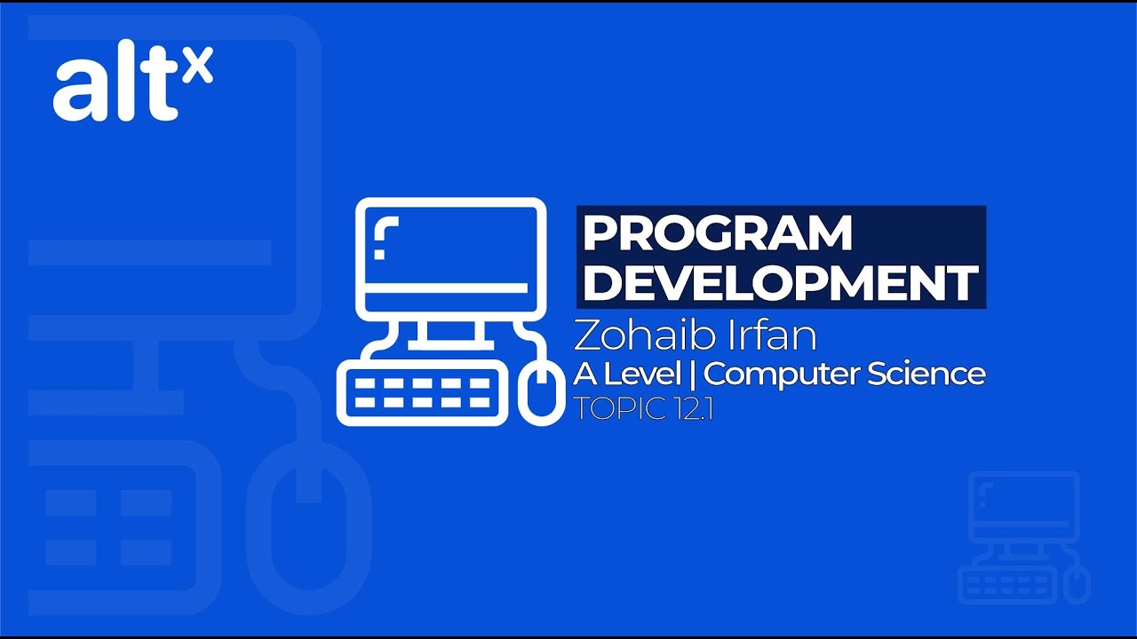 12 1 Program Development Lifecycle | AS Computer Science - YouTube