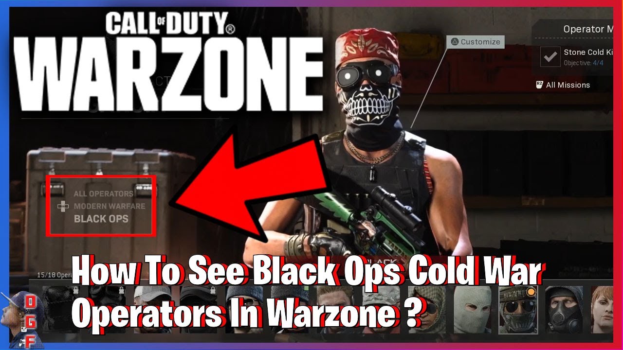How To See Black Ops Cold War Operators in Warzone? (Smiple fix) - YouTube