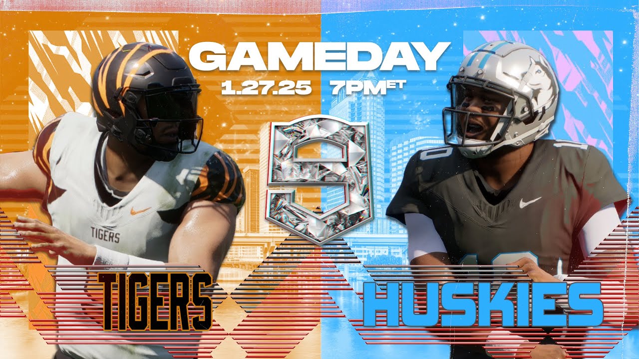 MADDEN 25 | Tigers vs Huskies | Week 3, Season 9 | Team Builder - YouTube