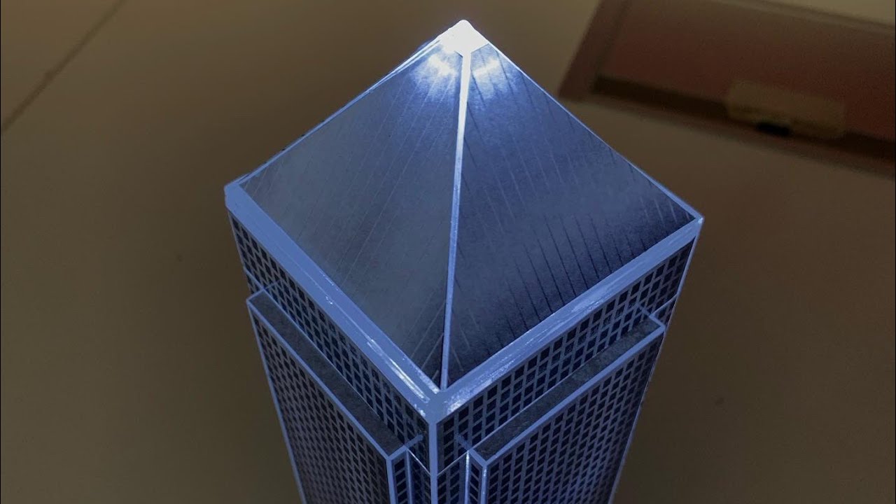 Replica Handmade Model - One Canada Square “CANARY WHARF” - Light Up ...
