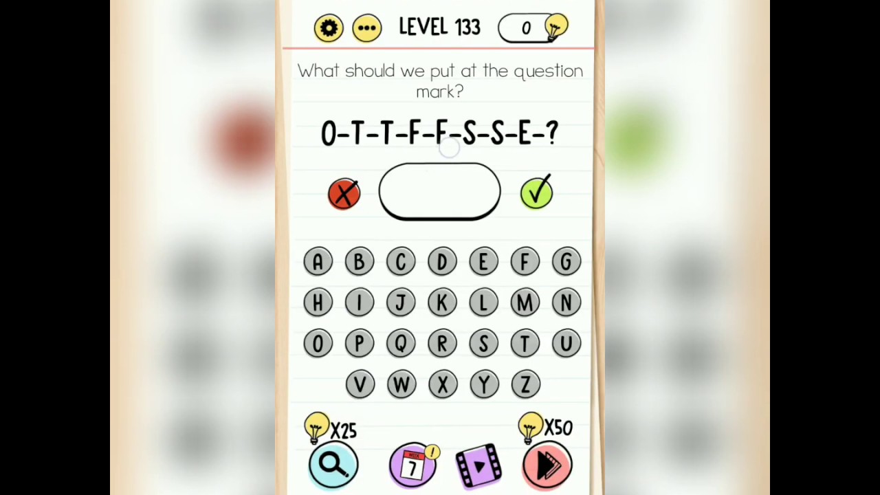 Brain Test Level 133 | What Should We Put At The Question Mark | Games ...