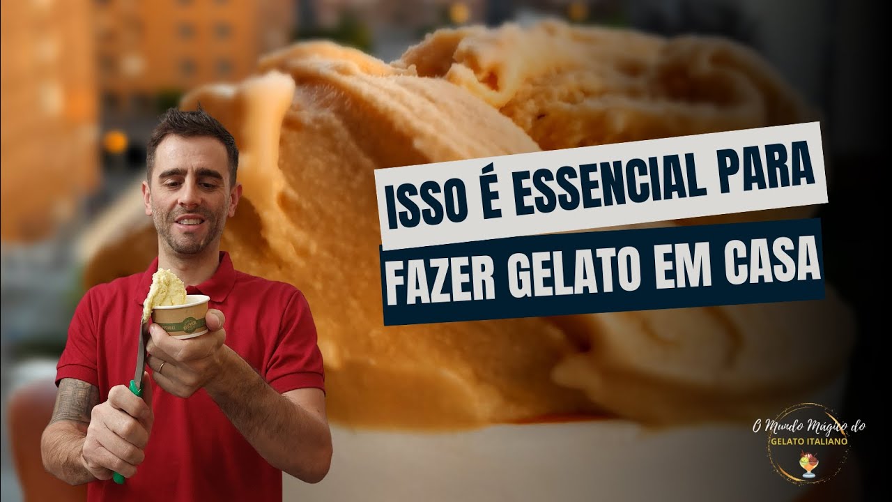 Isso é essencial para fazer GELATO EM CASA - YouTube