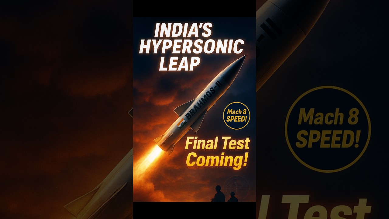 India's Hypersonic Missile Breakthrough: BrahMos-II Nears Final Test ...