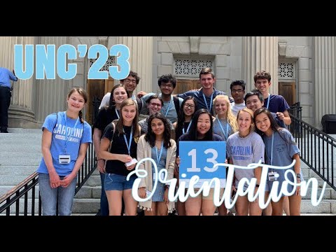 UNC CHAPEL HILL FRESHMAN ORIENTATION 2019 - YouTube