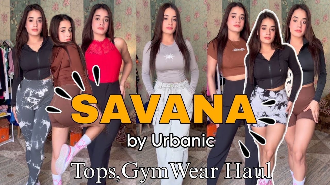 SAVANA By Urbanic Tops,Phone Case,Gymwear|| try-On Haul || Summer ...