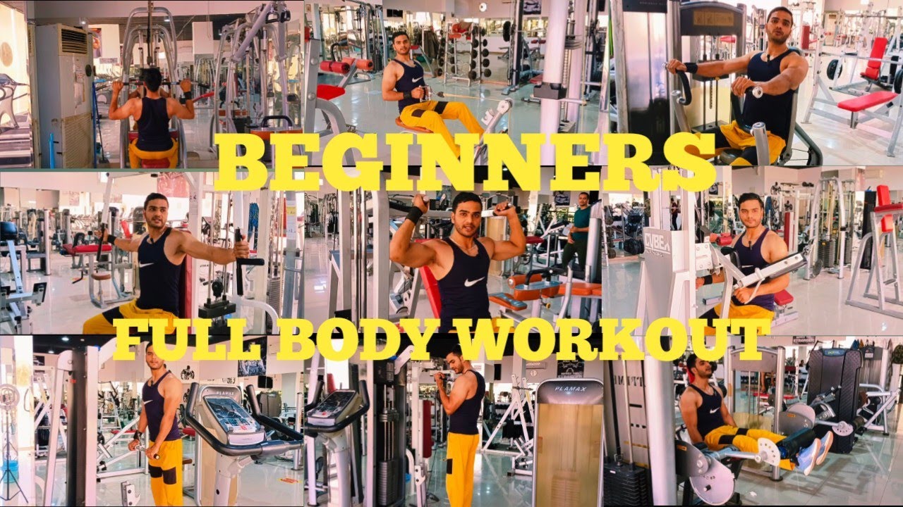First Day At Gym Workout | Beginners Full Body Workouts #gym - YouTube