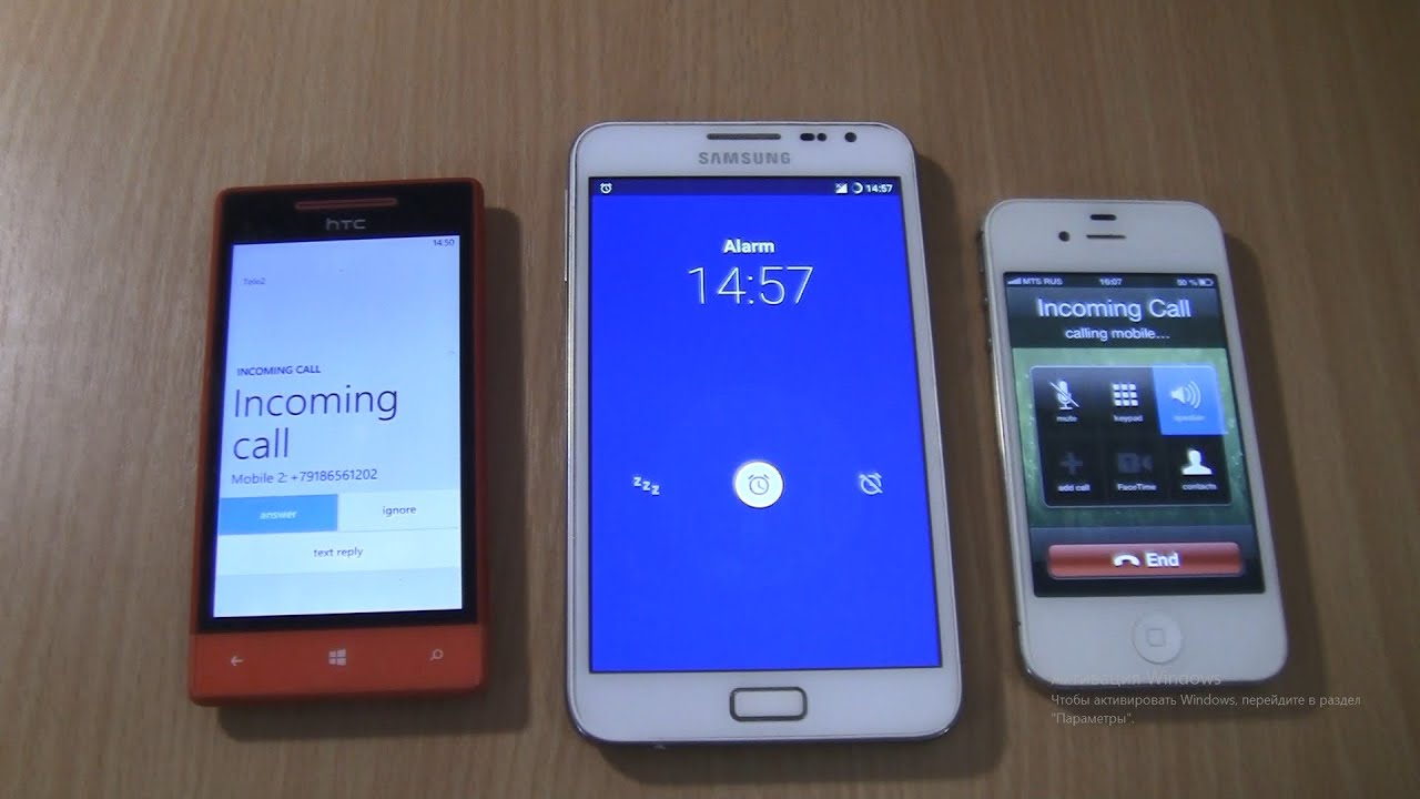 Incoming call+Outgoing call+Alarms at the Same Time Samsung Galaxy NOTE ...