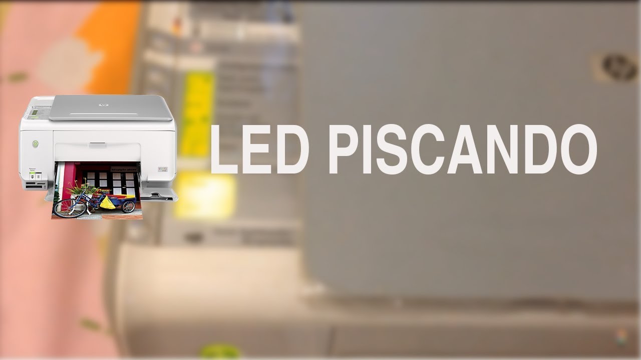 HP PHOTOSMART C3100 LED PISCANDO🖨 ♡ ♥ - YouTube
