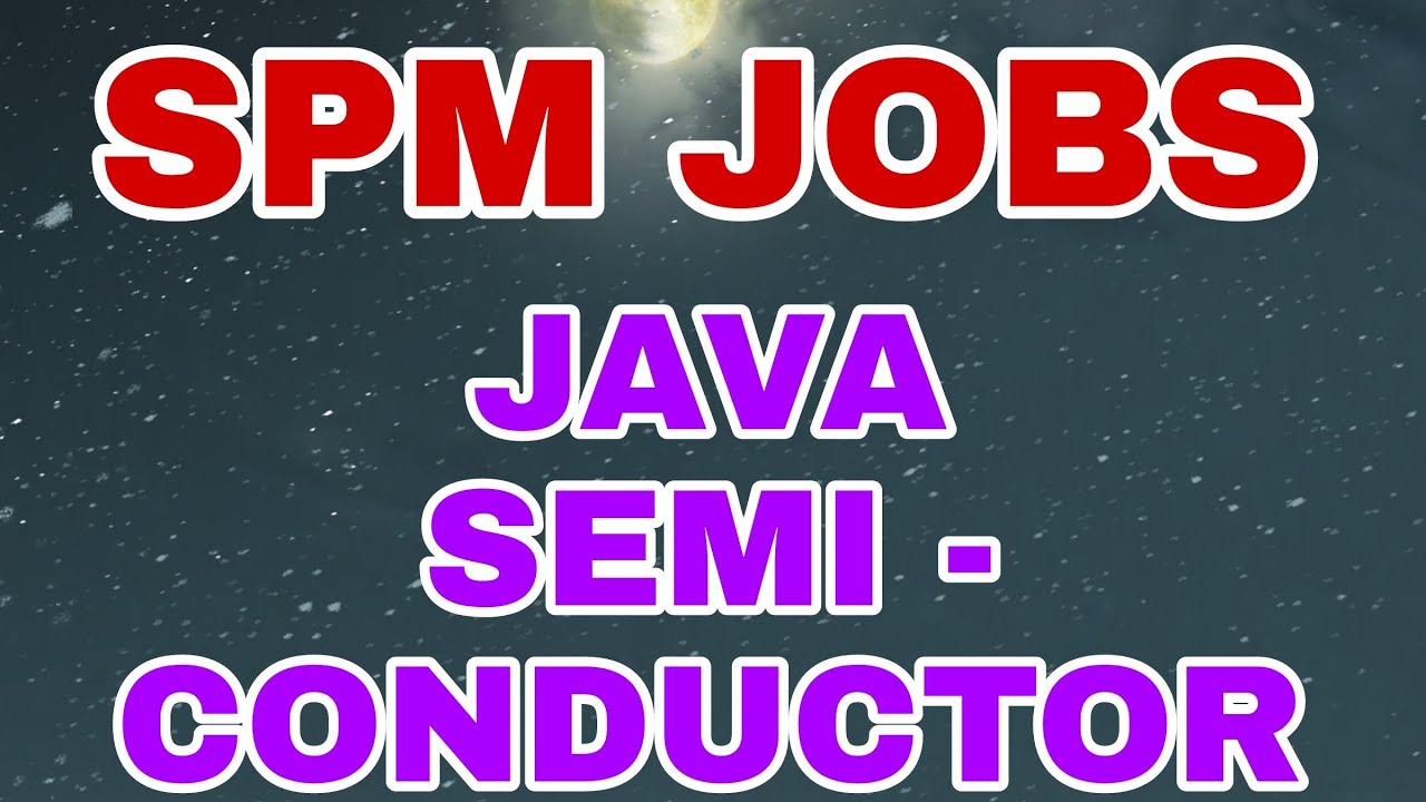 💥 💥 SPM JOBS - JAVA(Semi-Conductor & RF) | Job Vacancy 2023 - YouTube