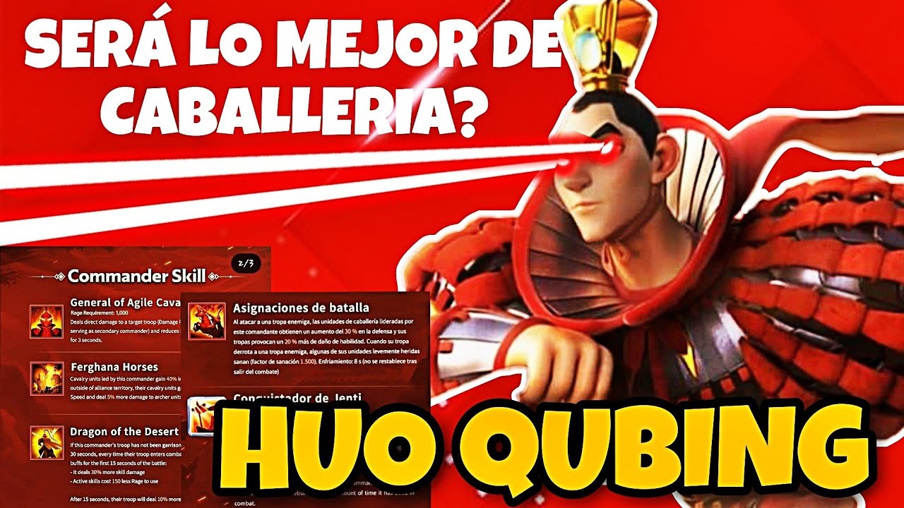 -NUEVO COMANDANTE- HUO QUBING ESTARÁ MUY BUENO? - RISE OF KINGDOMS ...