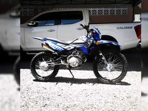 THE BEST MODIFIED YAMAHA XTZ 125 BLUE COLOR - YouTube