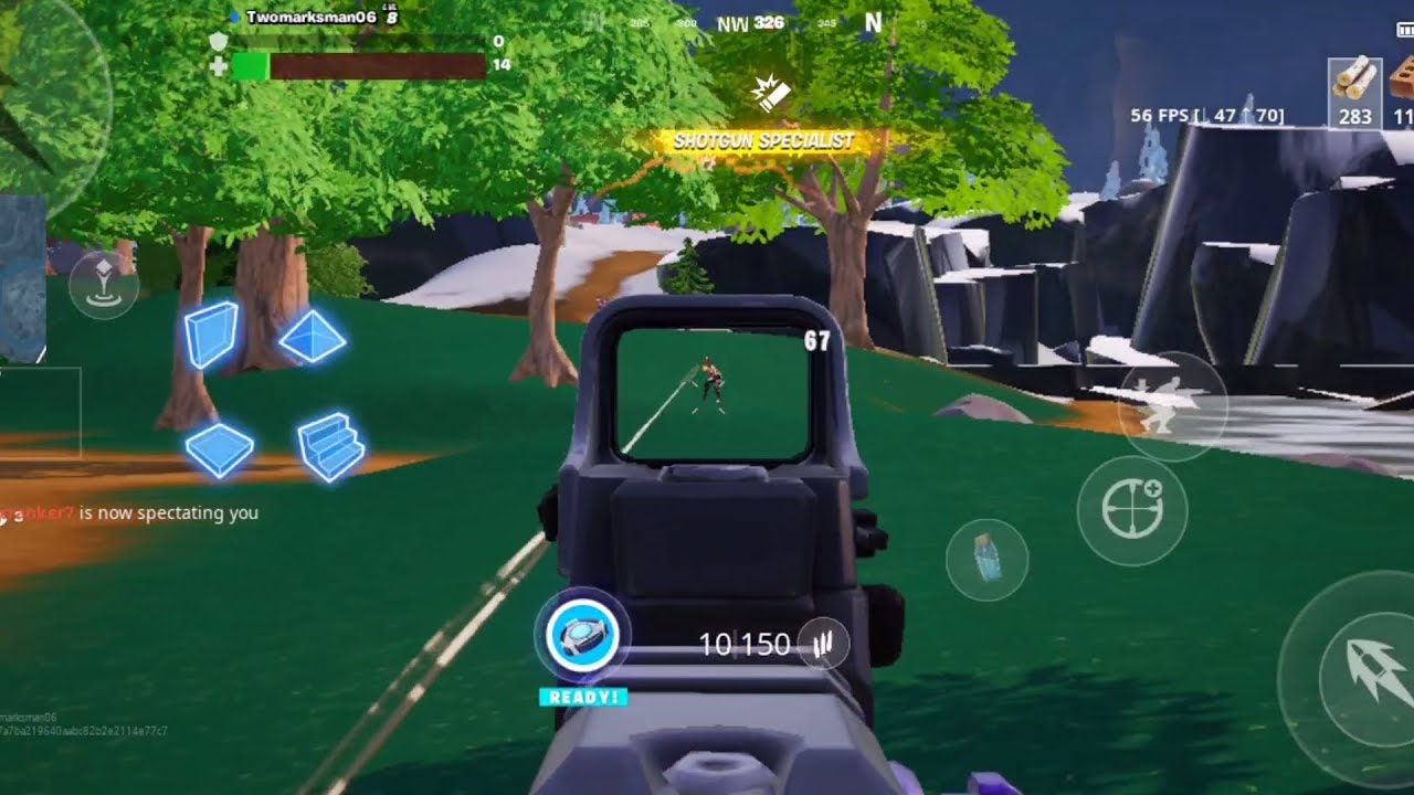 Fortnite Mobile Epic Graphics Gameplay (Android) CHAPTER 4 - YouTube