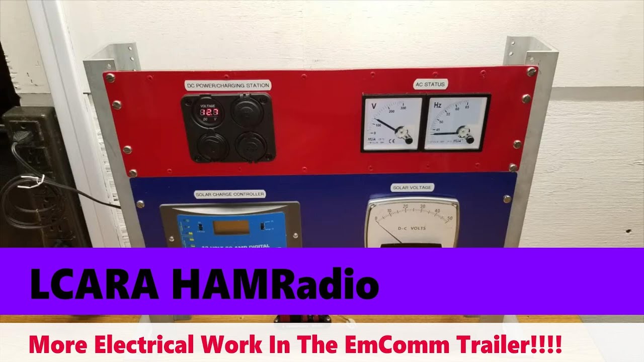 LCARA HAM Radio: Vintage - More Electrical Work In The EmComm Trailer ...