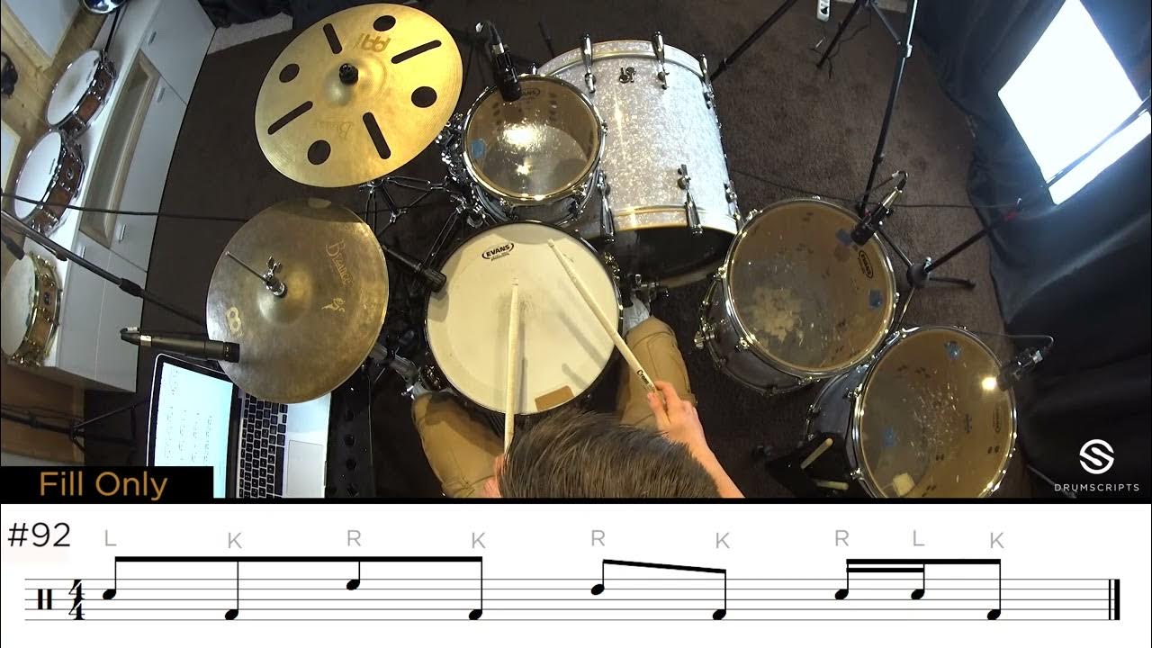 #92 of 100 Fills for Beginners | Free Drum Exercises for Drummers | New Drum Lesson ...