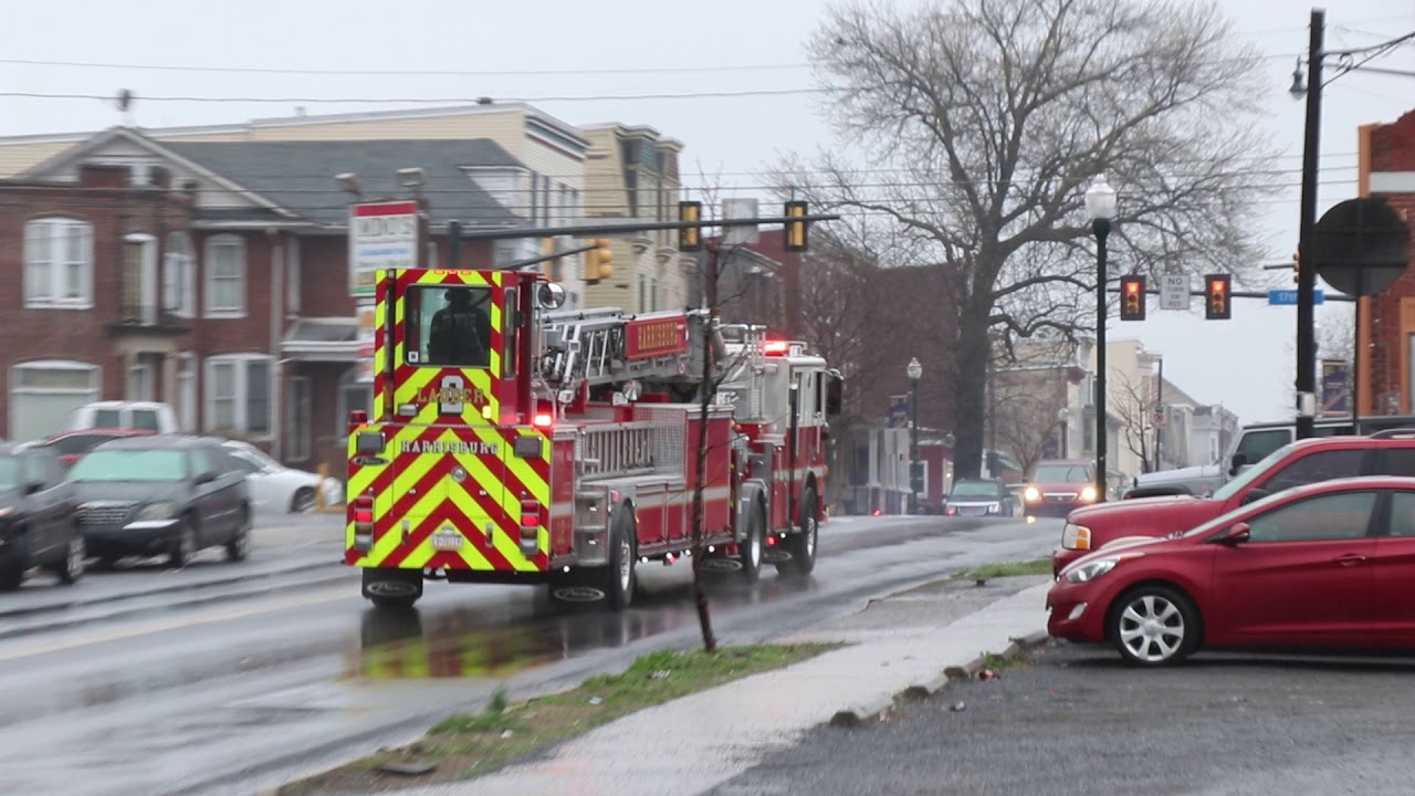 Harrisburg Ladder 2 Responding - YouTube