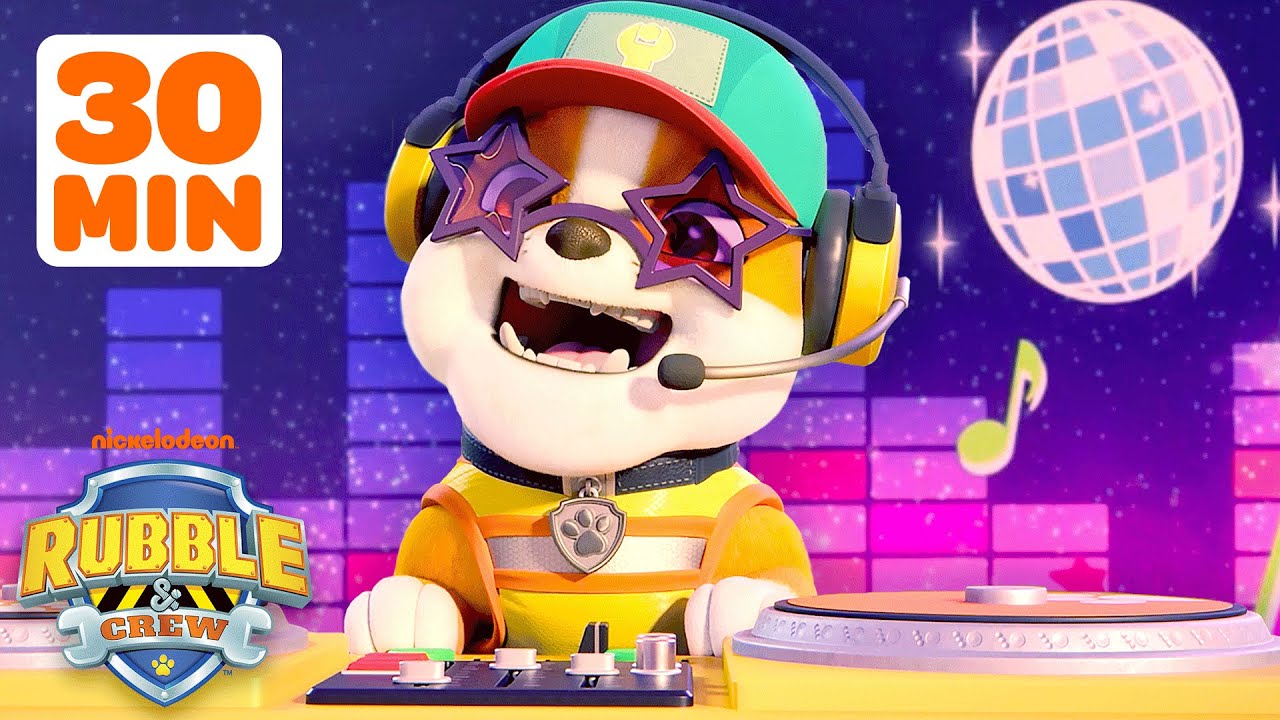 DJ Rubble's Bounce & Build Construction + Songs! w/ Charger & Wheeler ...