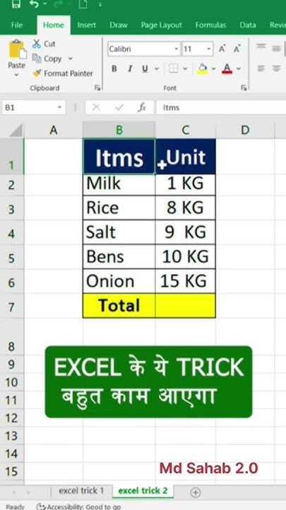 Excel Trick - YouTube