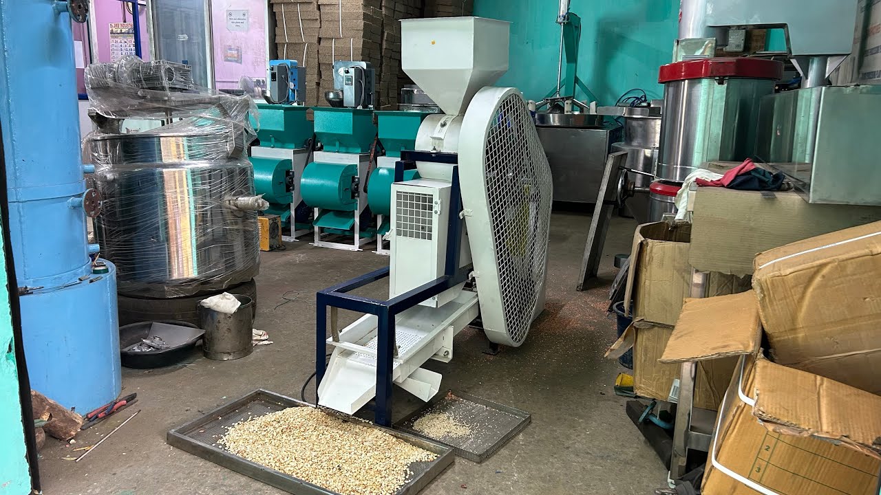 Peanut Peeling Machine | Peanut Breaker Machine | Chikki Processing ...