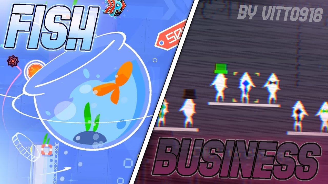 Fish Business by Vitto918 {With coin} | Normal mode | Geometry dash 2.2 ...