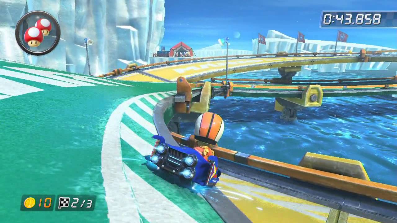 MK8 - Ice Ice Outpost 1:49.483 - YouTube
