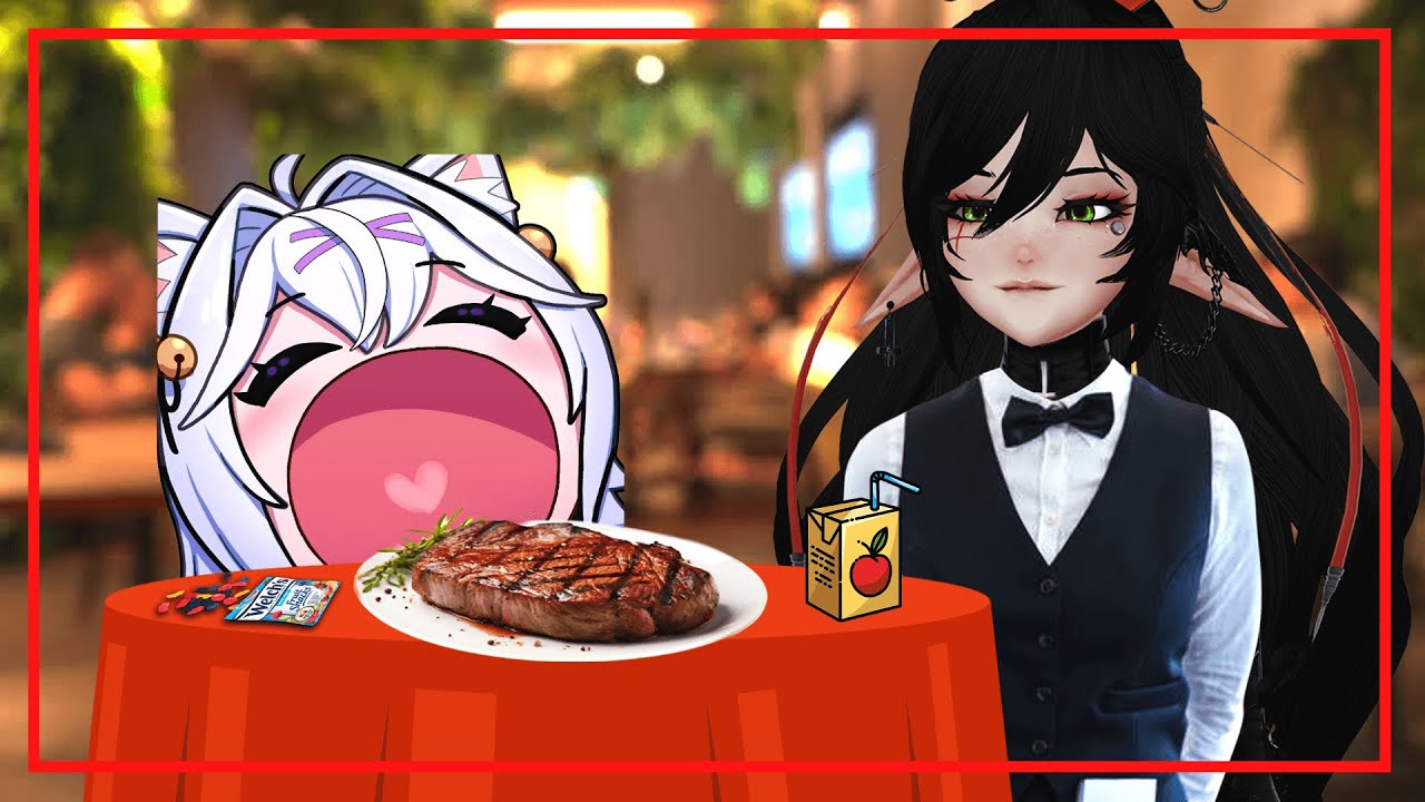 Filian's first actual meal - YouTube