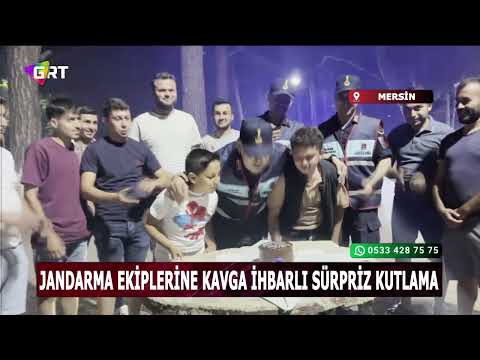 Jandarma ekiplerine kavga ihbarlı sürpriz kutlama