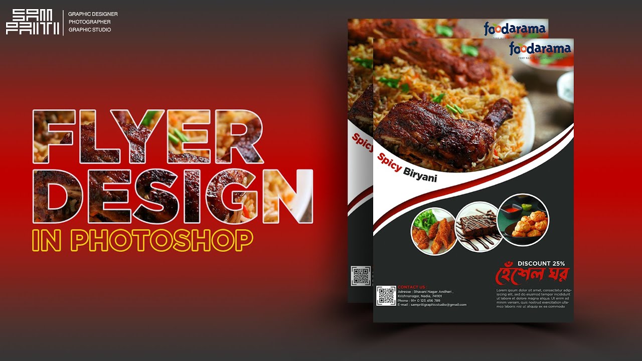 Flyer Design In Photoshop - YouTube
