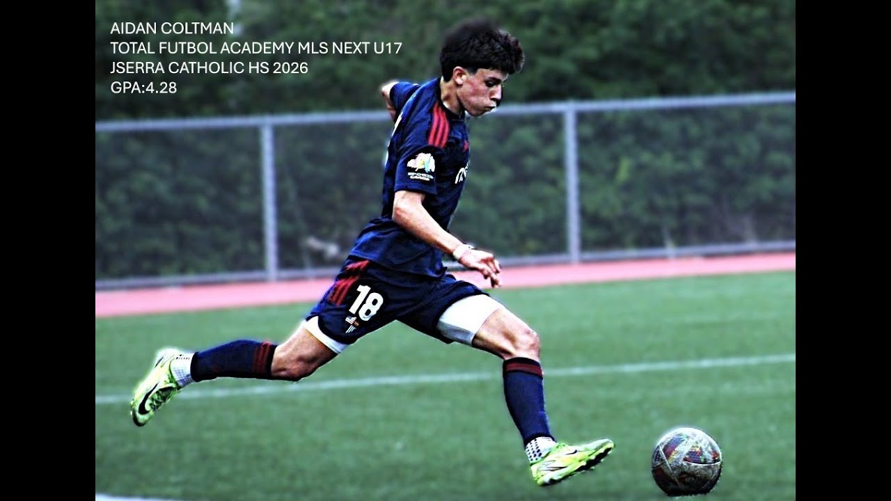 AIDAN COLTMAN, TFA MLS NEXT U17 #18, GRAD YR 2026, GPA 4.28 - GAME ...