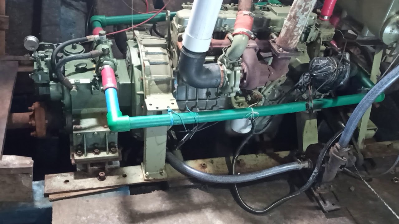 220 HP ASHOK LEYLAND MARINE ENGINE - YouTube