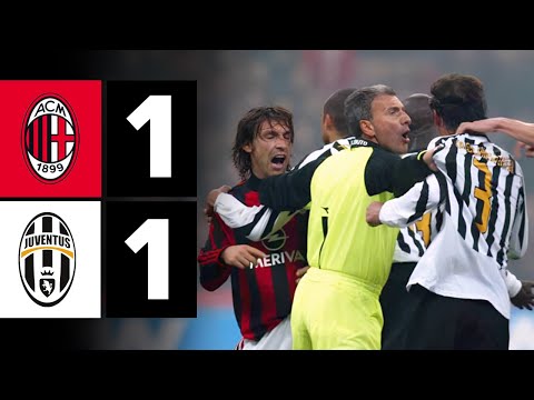 VERI UOMINI IN CAMPO! Quando il CALCIO ITALIANO era al suo APICE | MILAN vs JUVE 03/04