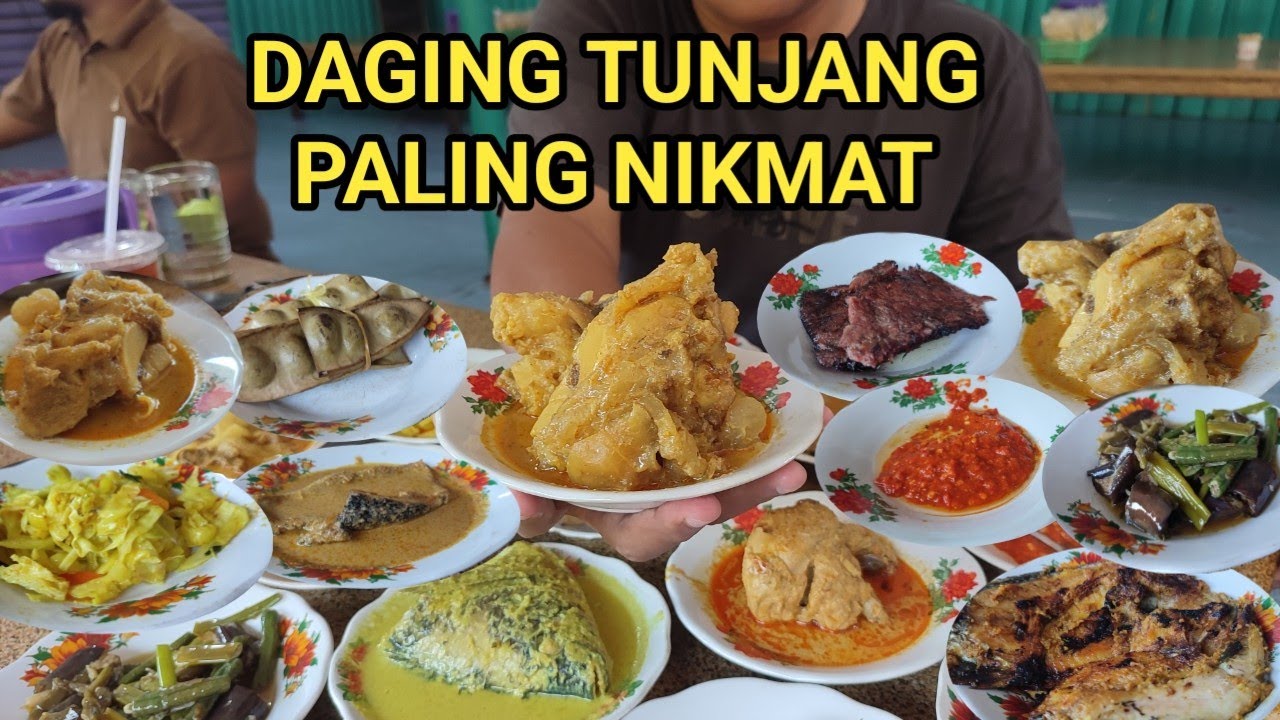 100 PORSI DAGING TUNJANG HABIS SETIAP HARI, Gulai Tunjang Paling Nikmat ...