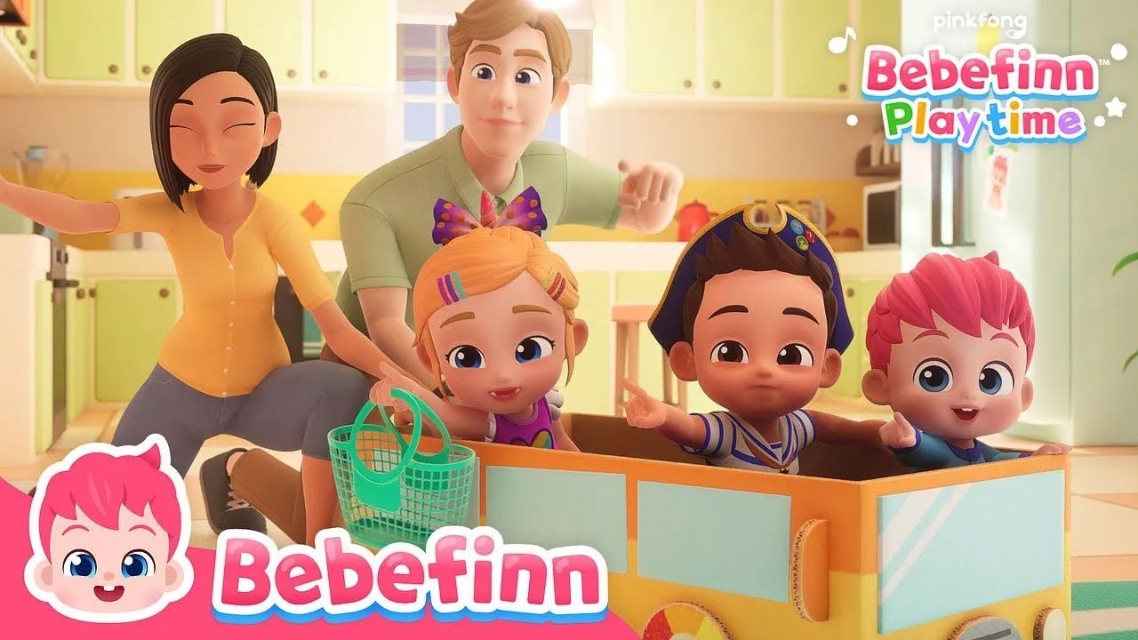 🚌 Let's Hop on A Box Bus Tour | Bebefinn Playtime | Musical Stories ...
