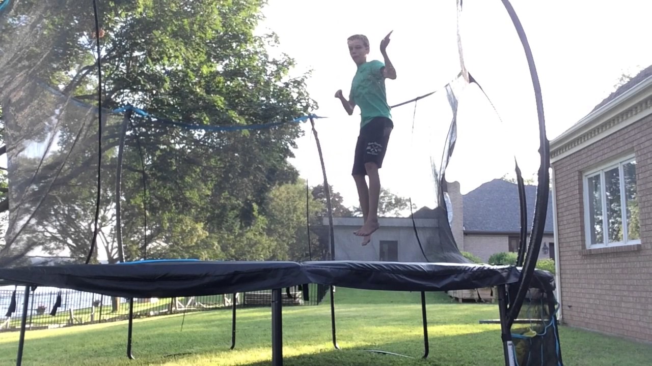 How to front-flip 180 - YouTube